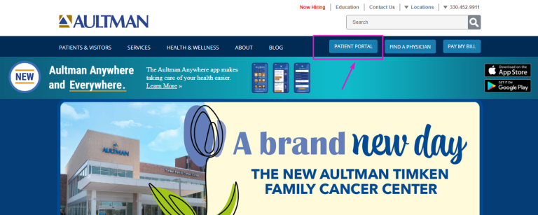 Aultman Alliance Patient Portal