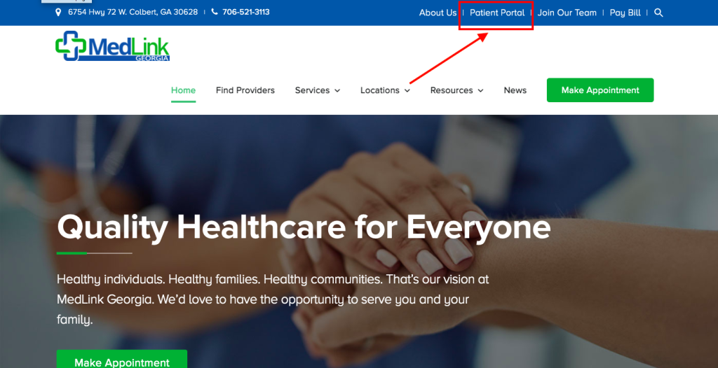 Medlink Patient Portal